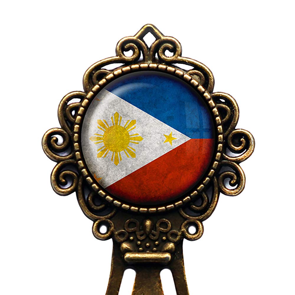 Amazon.com: Philippines Filipino Flag Bronze Bookmark : Office Products