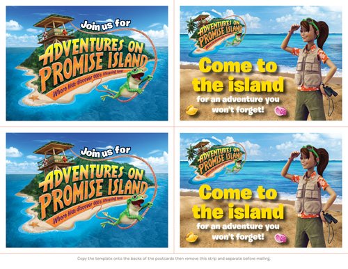 Invitation Postcards (Vacation Bible School 2012: Adventures on Promise ...