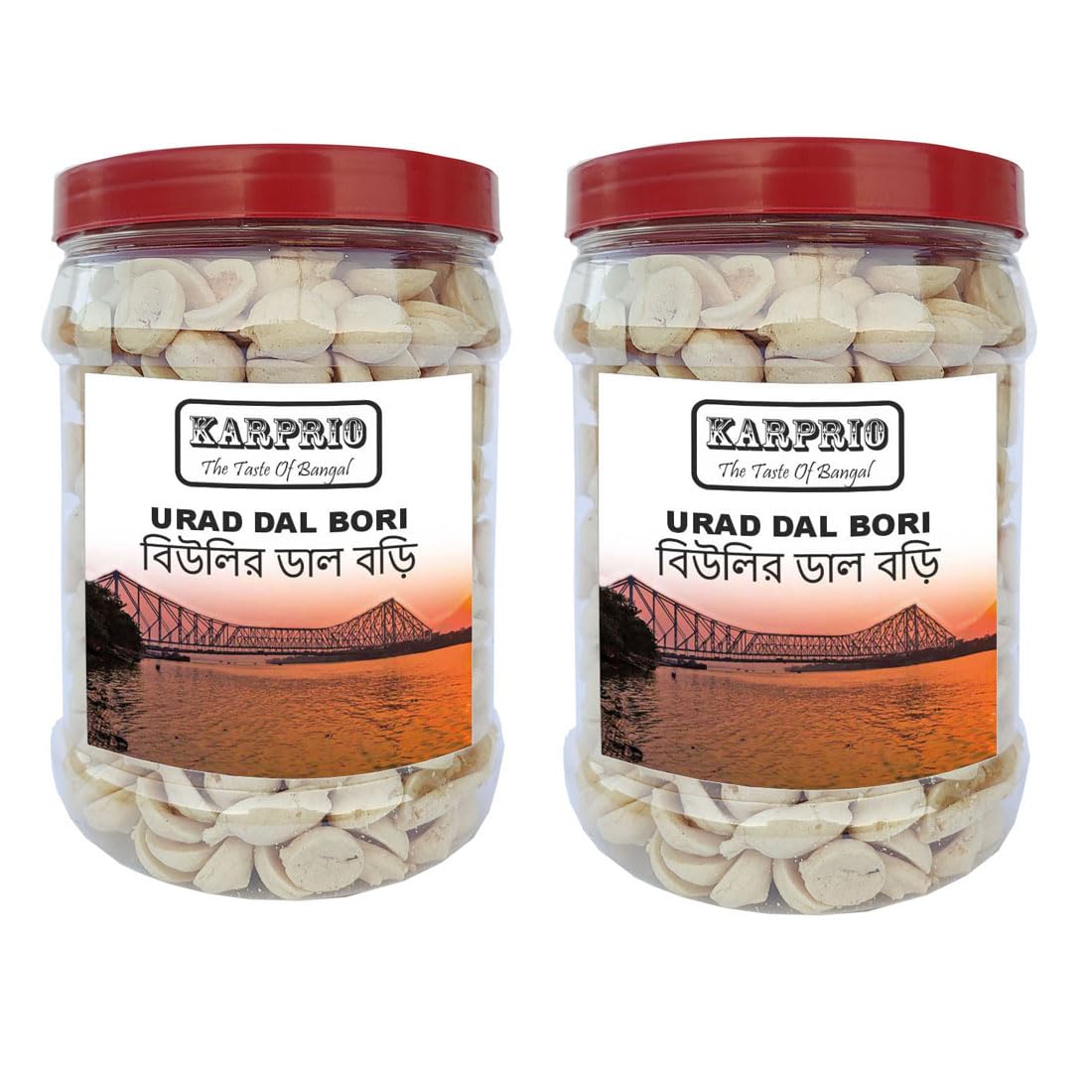 KARPRIO BANGLA Premium Handmade Bengali Urad Dal Bori Small (Beuli Bori ...