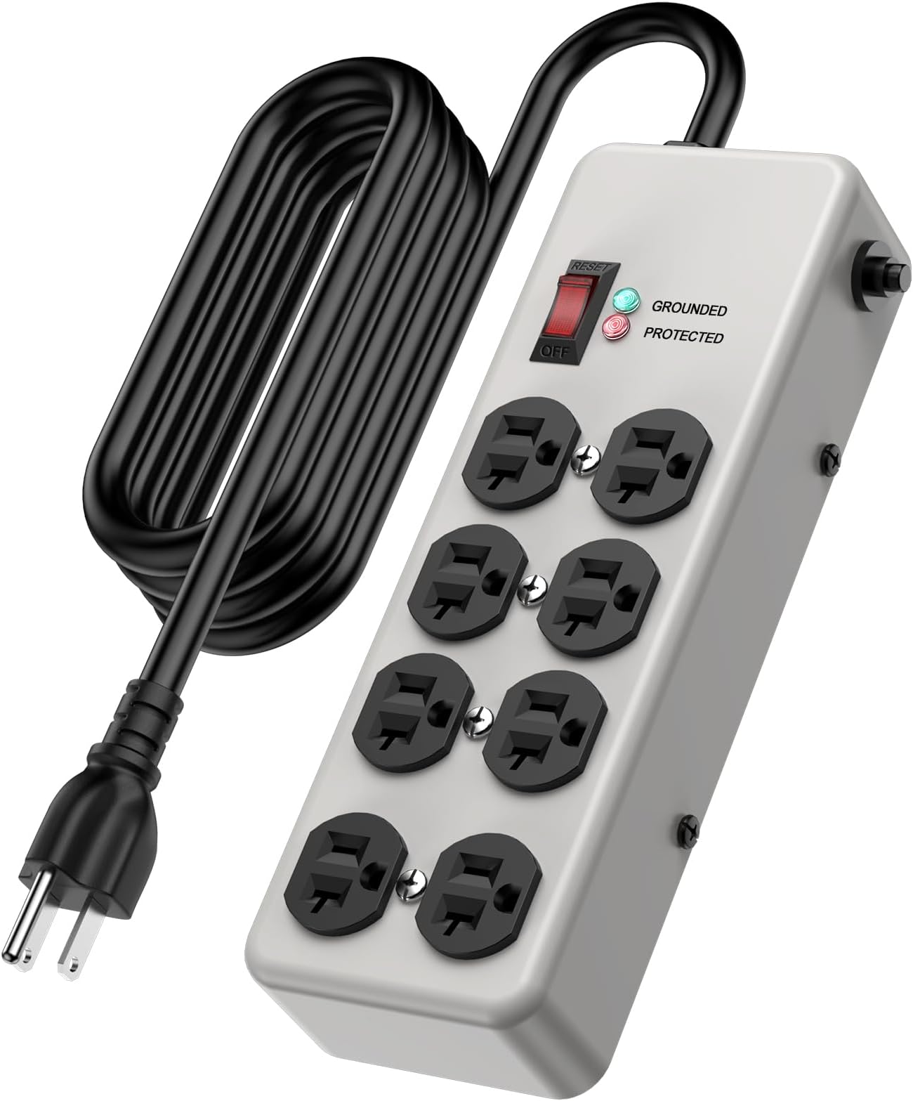 Amazon.com: Tripp Lite 6 Outlet Home & Office Power Strip, 20A, 15ft ...