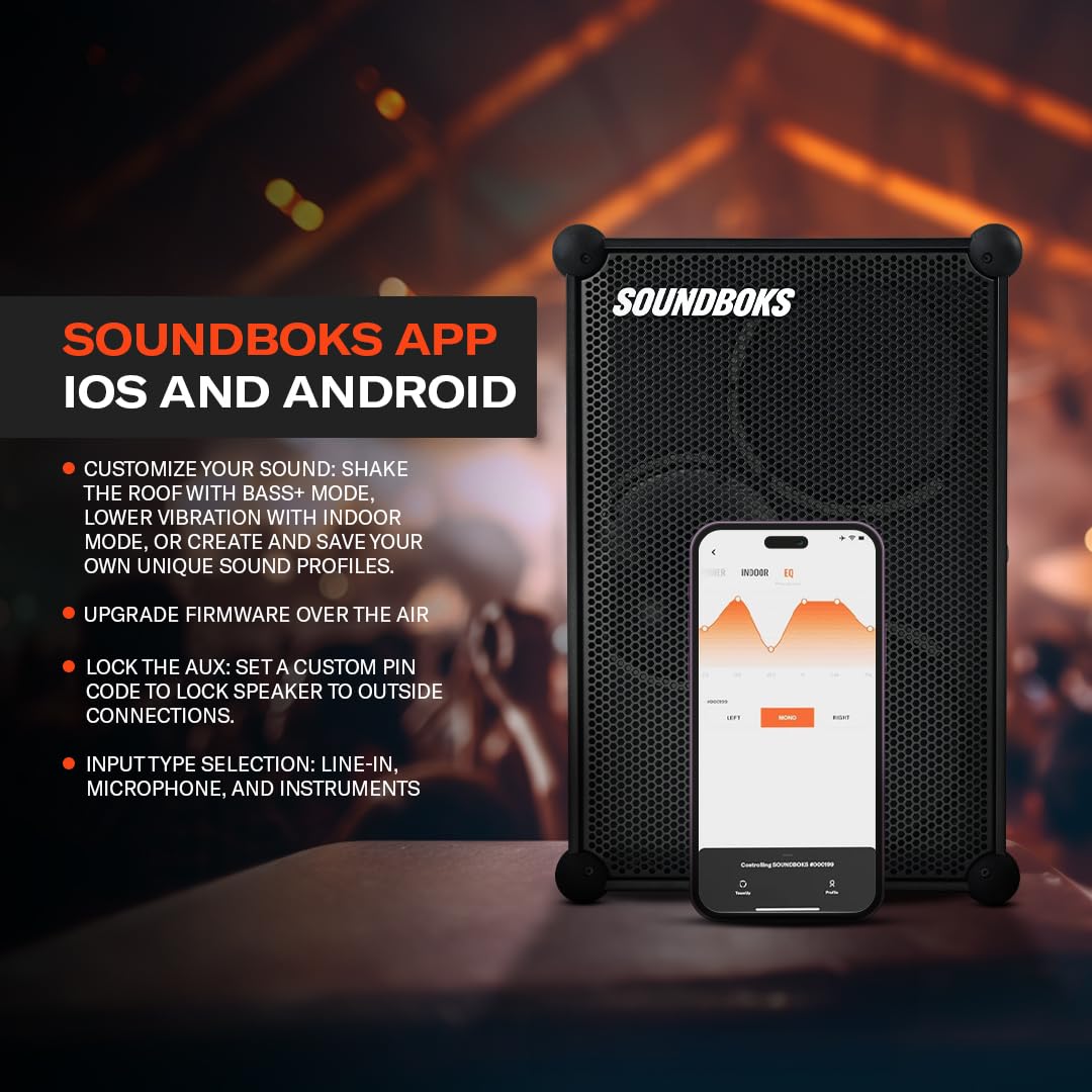 SOUNDBOKS 4 - Bluetooth Performance Speaker - Loudest Party Speaker ...