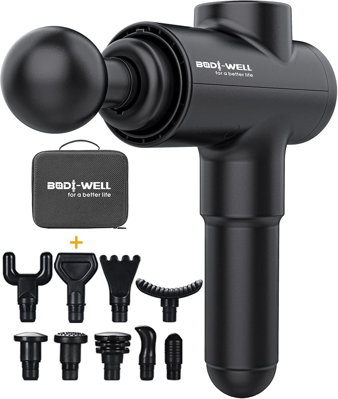 Buy Massage Gun Deep Tissue - Back Muscle Massager w High Torque Motor ...