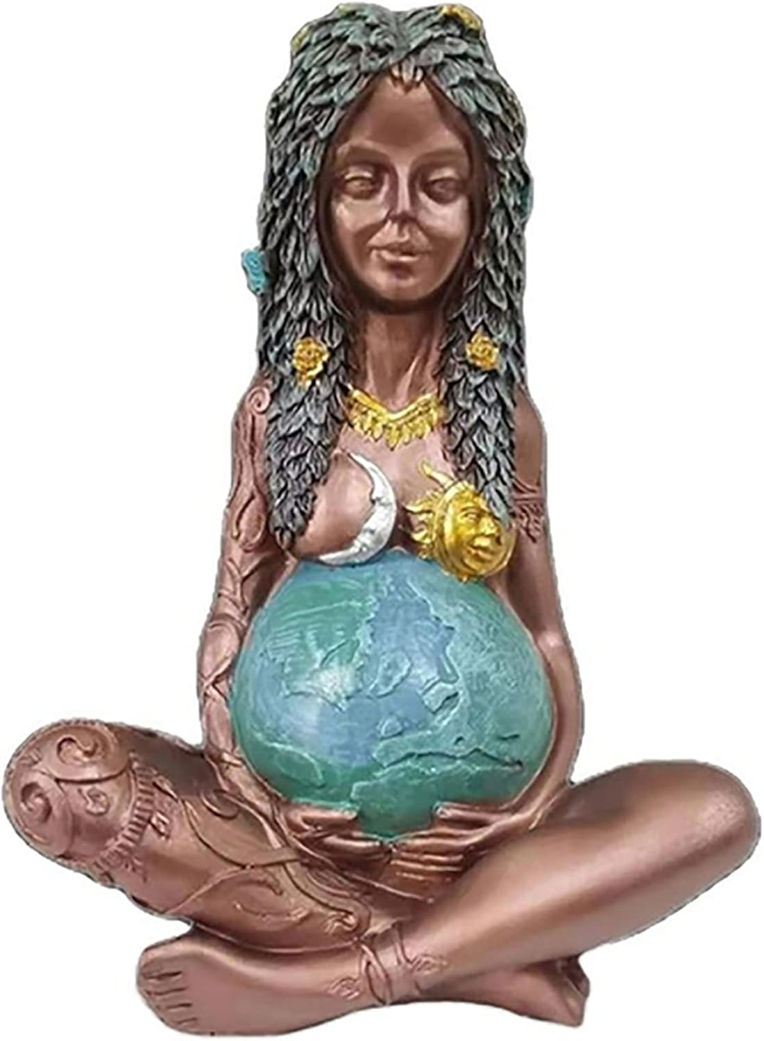 Amazon.co.jp: Mother Earth Statue, Mother Earth Gaia Statue, Resin Craft Ornament Resin Mom ...