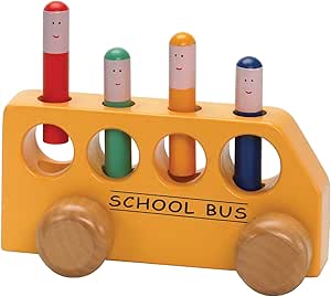 Amazon.com: The Original Toy, Pop Up School Bus, Assorted Colors ...