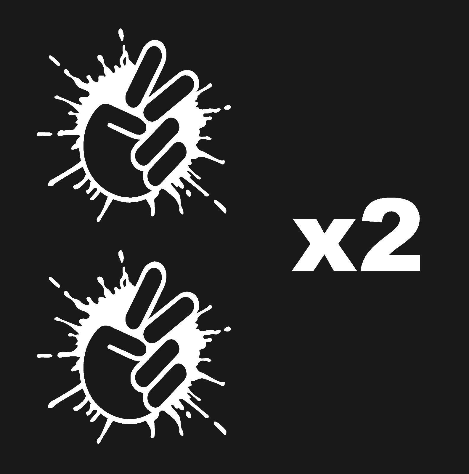 Buy Titans unique design Chopped Sticker X2 Decal Mighty Car Mods Drift ...