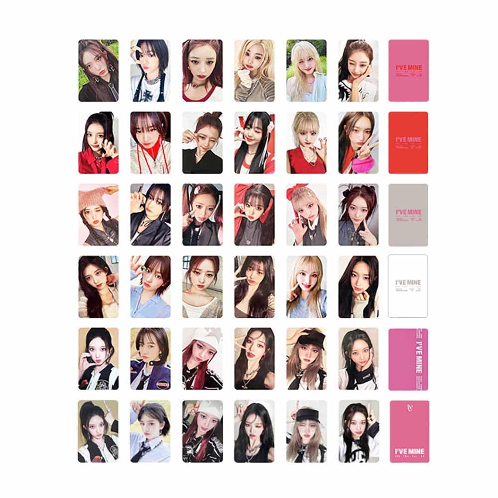 Amazon.com : Zomanon KPOP Photocards IVE I'VE MINE Album Postcard Yujin Gaeul Wonyoung LIZ Rei ...