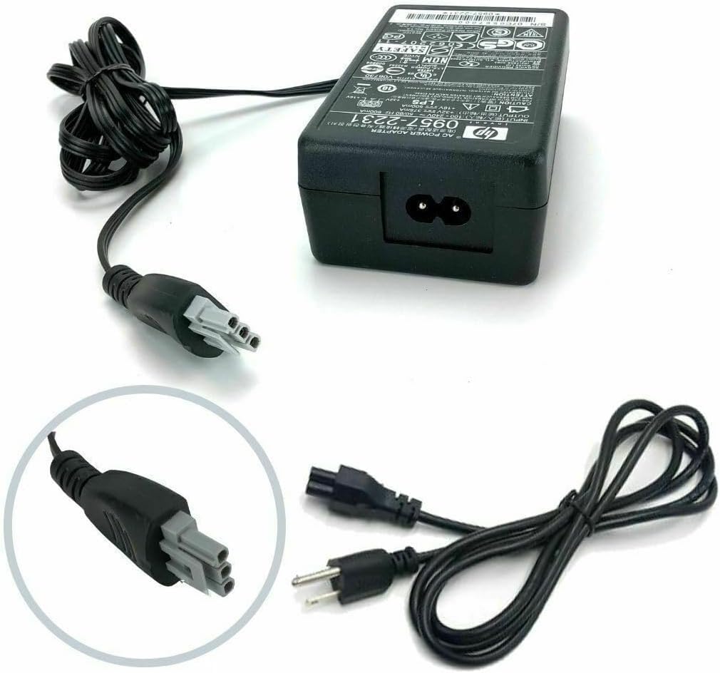 Amazon.com: Genuine HP AC/DC Adapter 12W for HP Photosmart C4200 C4300 ...