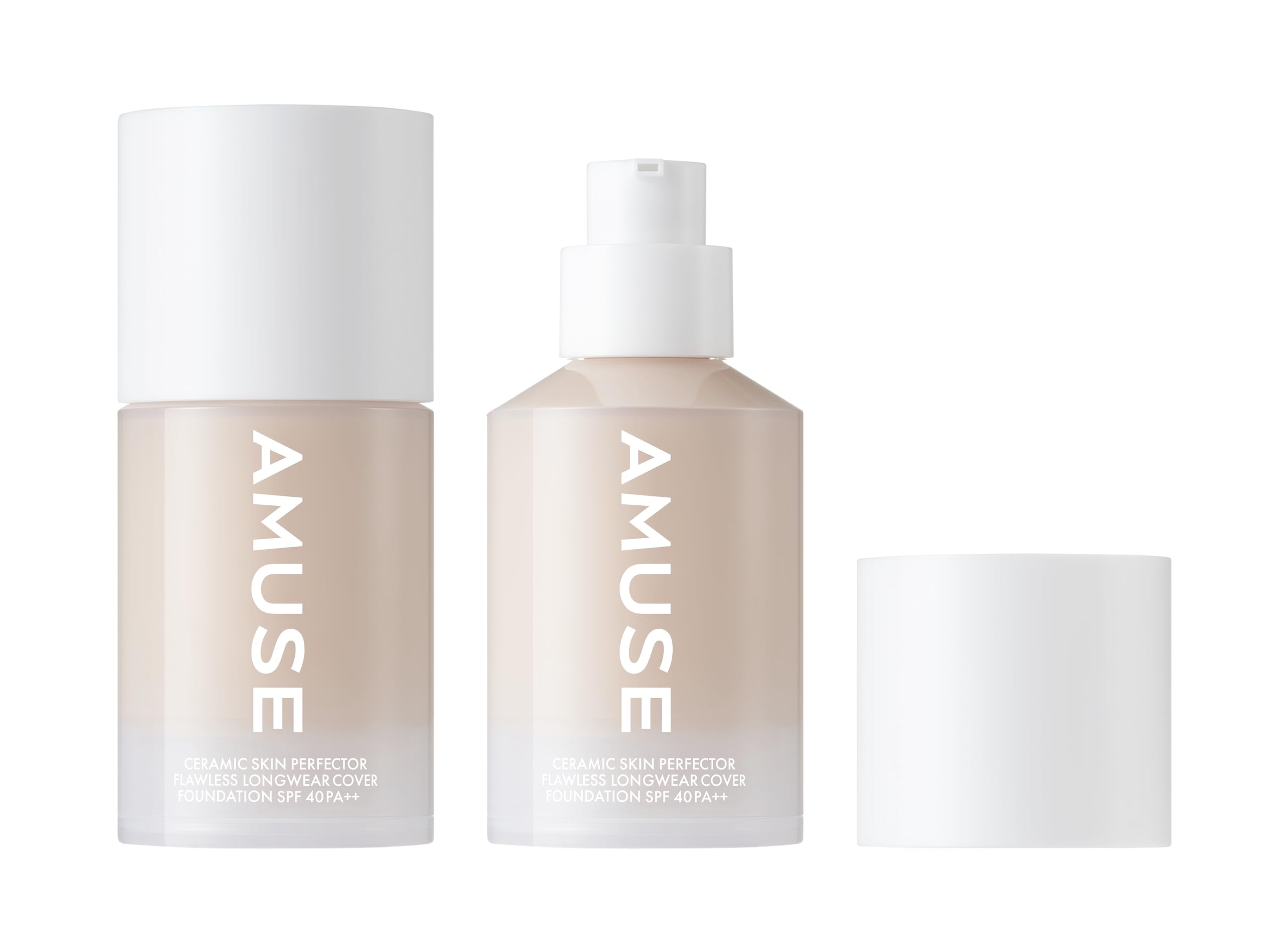 Amazon | 【AMUSE公式】【NEW セラミックスキンパーフェクトファンデーション30ml】全4色 SPF40PA++ アミューズ 素肌 ファンデーション ベースメイク UVカット ...