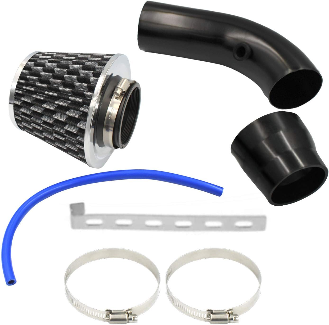Cold Air Intake, 76mm 3 Inch Universal Car Cold Air Intake Filter ...