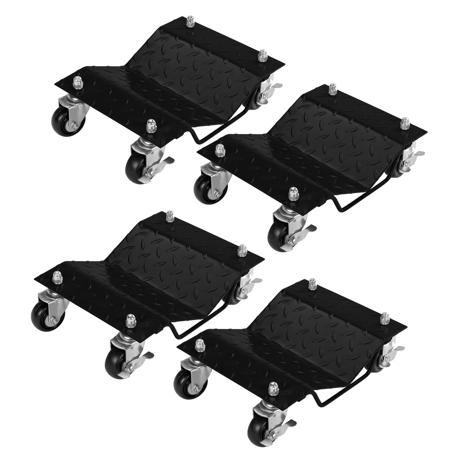 Amazon.com: TUFFIOM Car Dolly Set of 4, 6000LBS Capacity Wheel Dolly ...