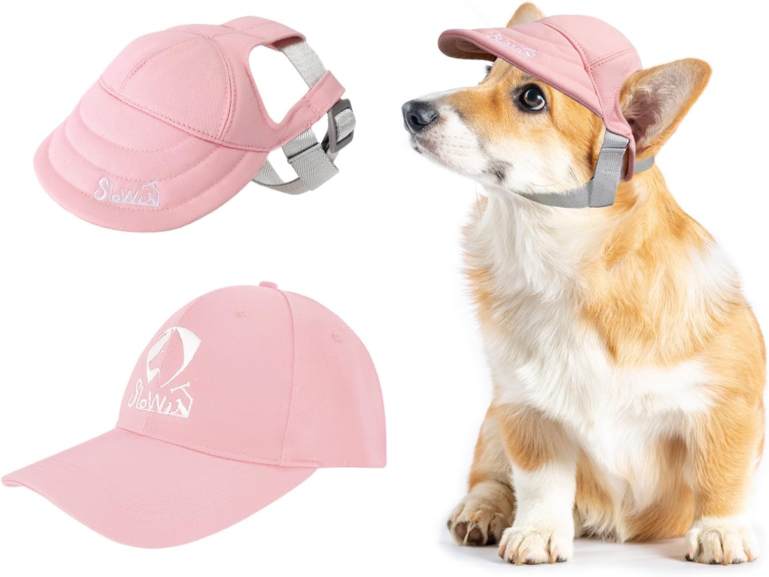 Amazon.com : SlowTon Dog Hats for Medium Dogs - 2Pcs Dog Owner Matching ...