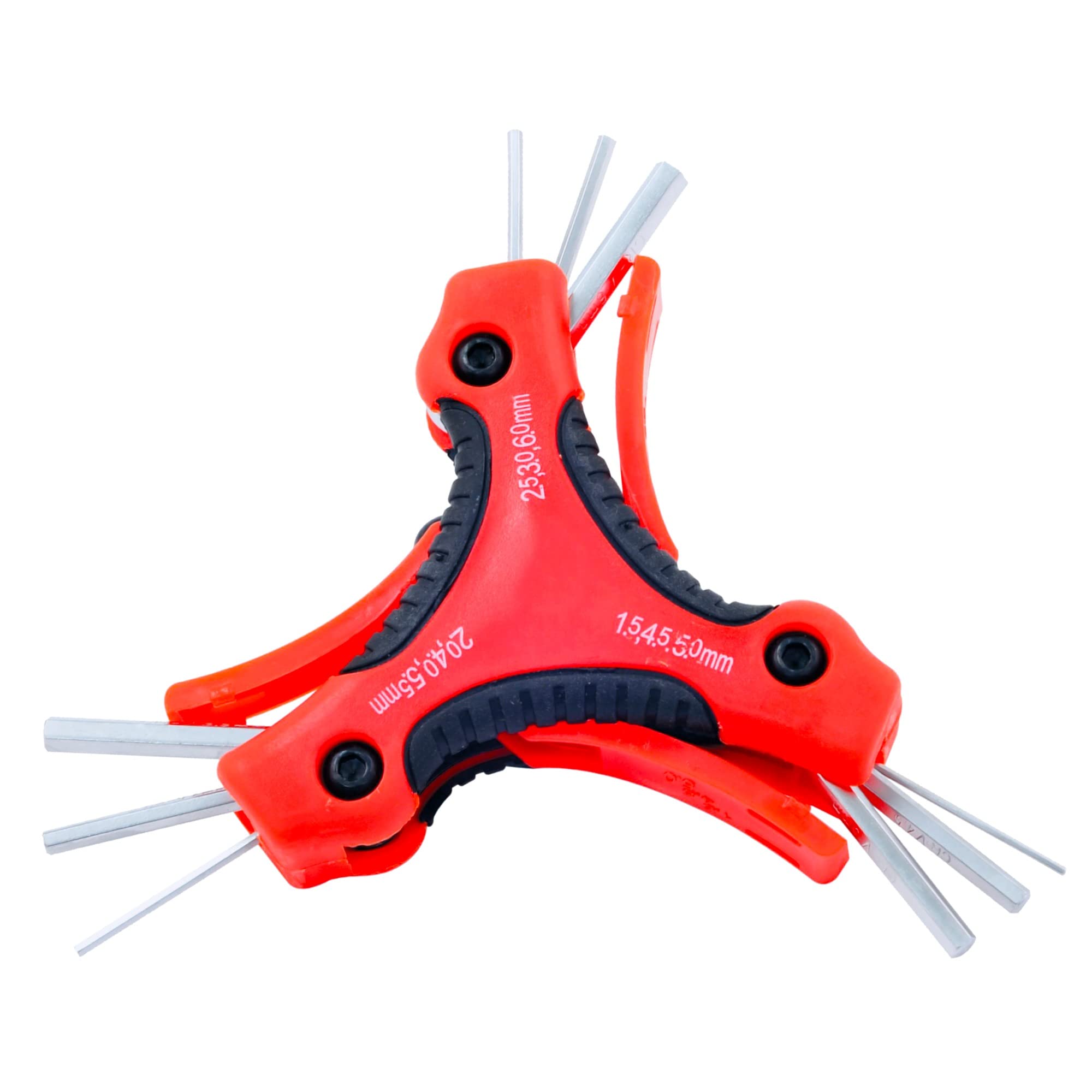 Rolson 40350 9 pc Folding Triangle Hex Key : Amazon.co.uk: DIY & Tools
