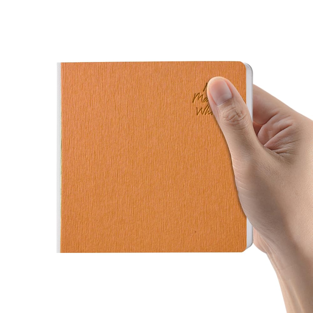 Amazon.com : Orange Color Hardcover Sketchbook Square Hardbound Sketch ...
