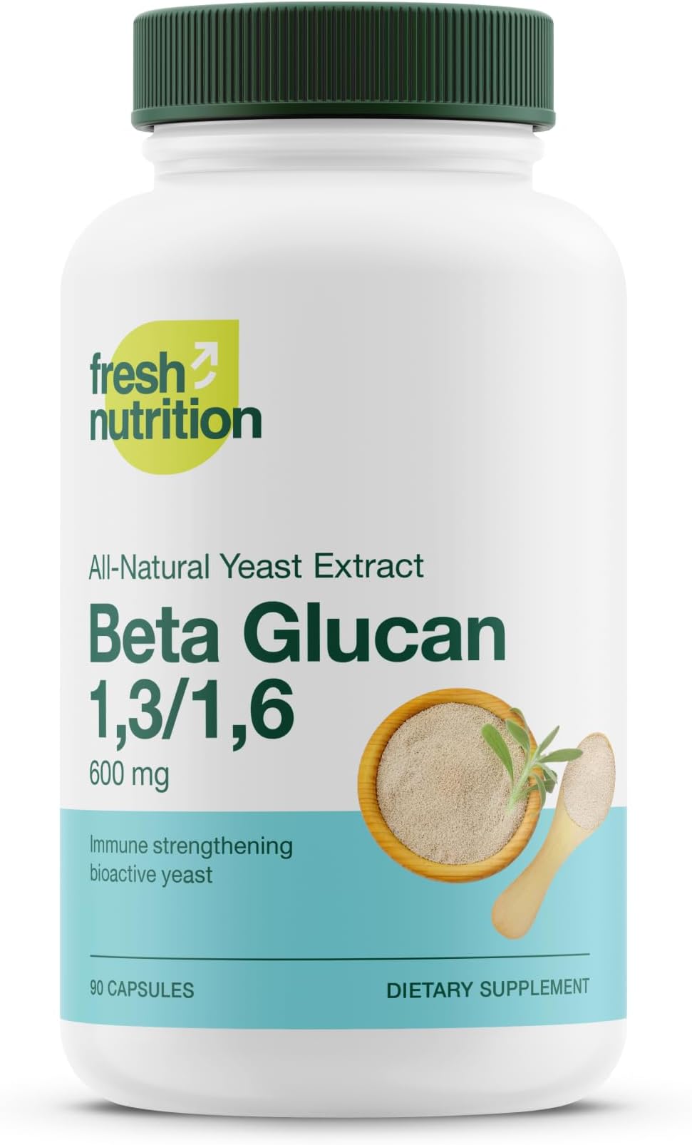 Amazon.com: Beta Glucan Capsules - Beta-1,3, 1,6 D-Glucan - for Gut ...