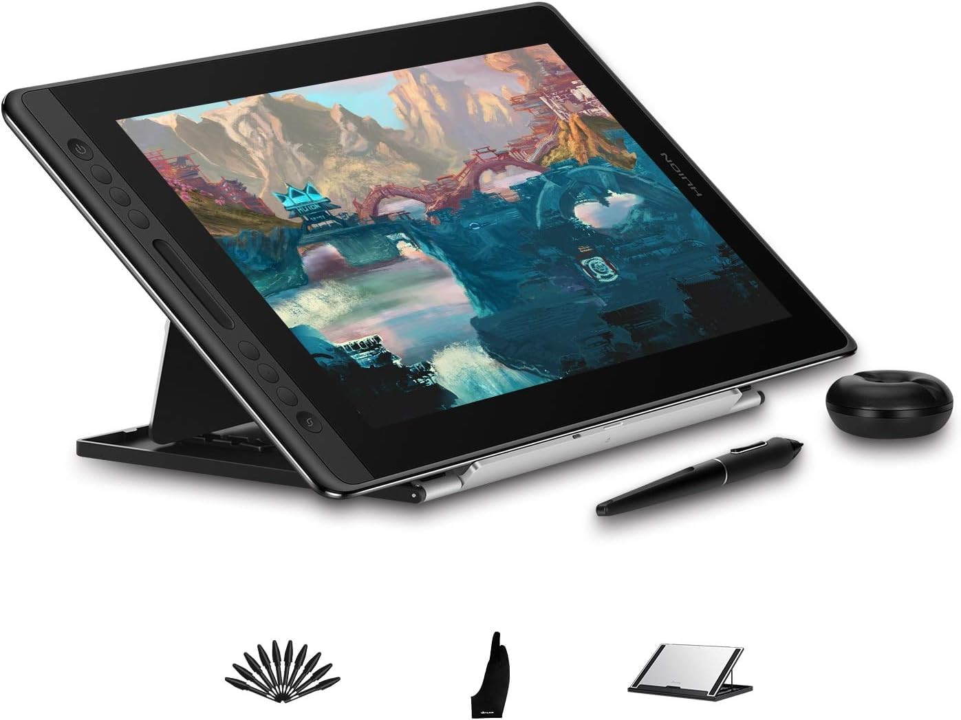 HUION KAMVAS Pro 16 Drawing Tablet with Screen, Full-Laminated Graphics ...