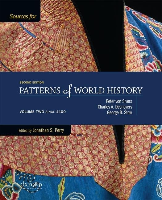 Amazon.com: Sources for Patterns of World History: Volume Two Since ...