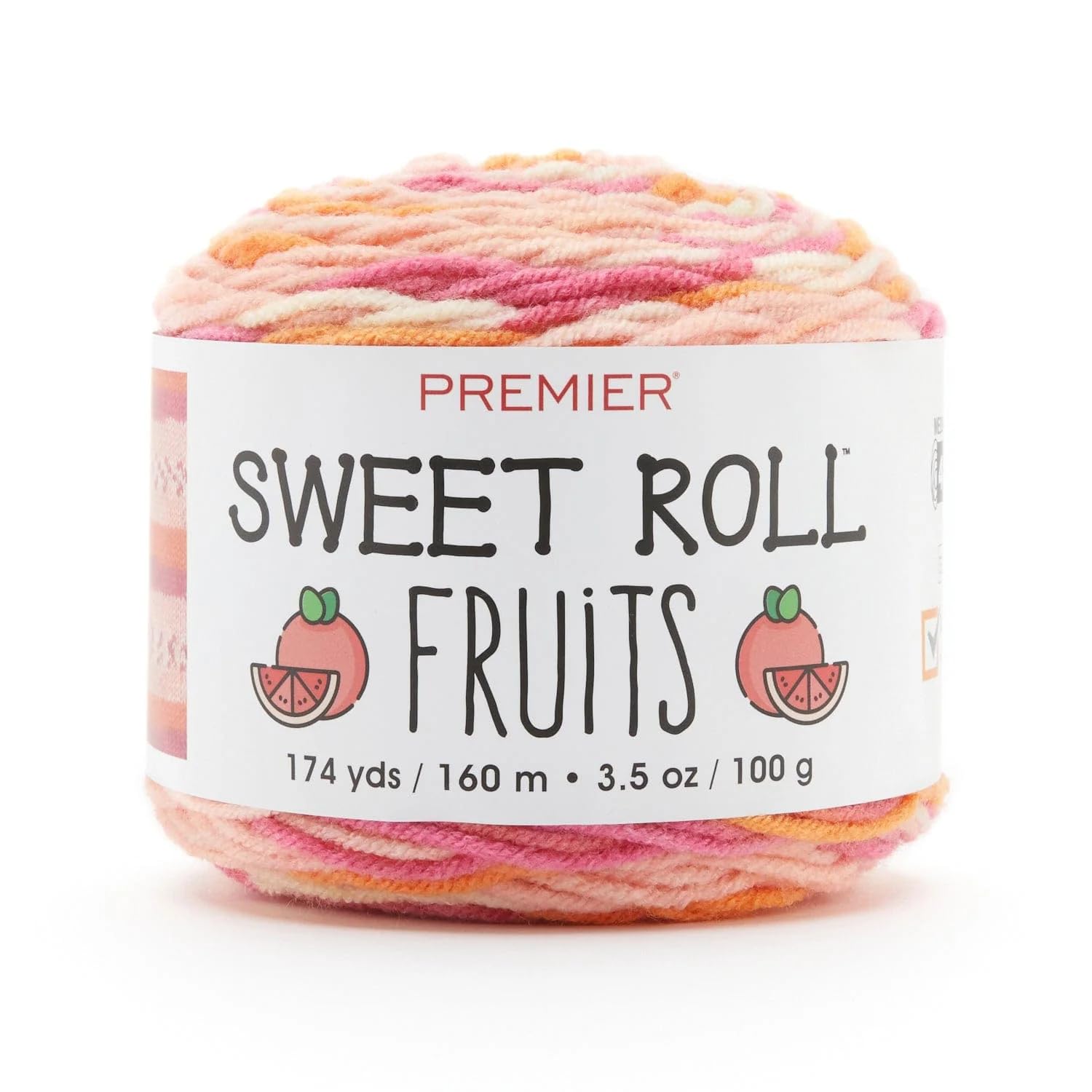 Amazon.com: Premier Yarns Sweet Roll Fruits Yarn, Premium Yarn for ...