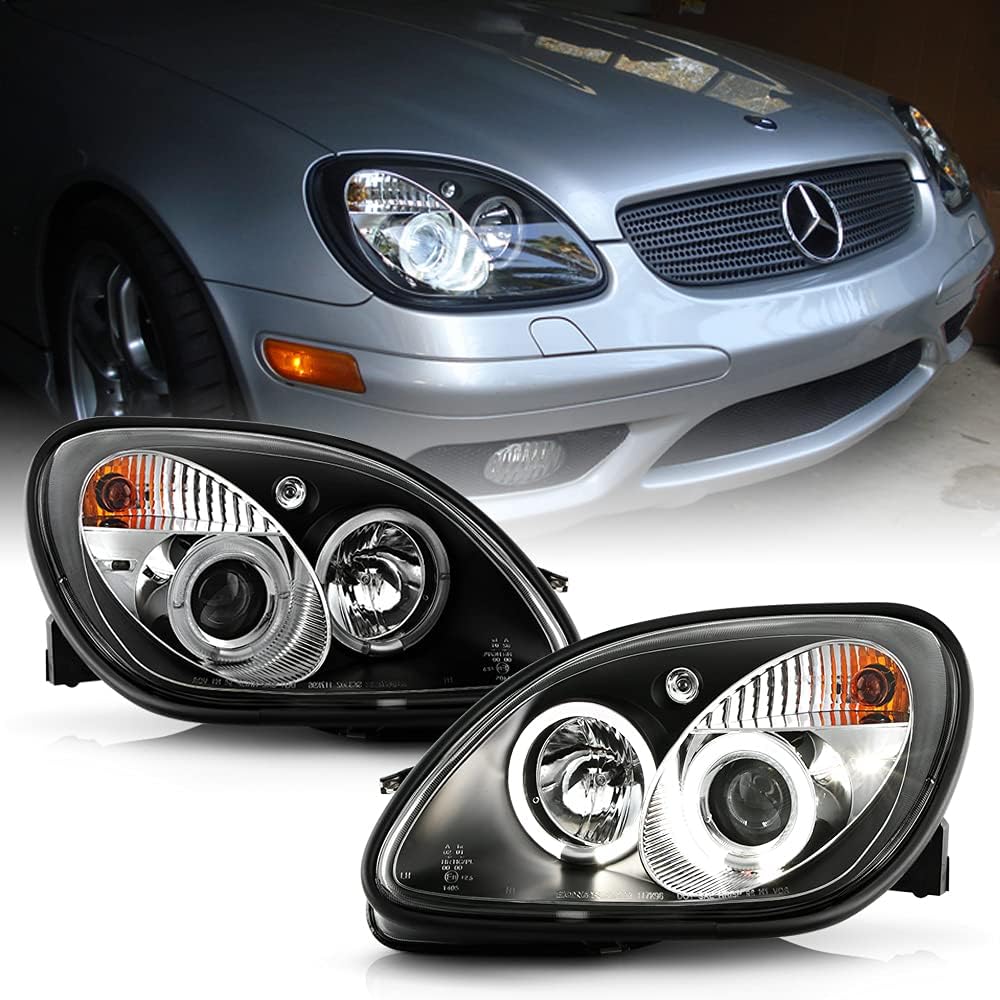Amazon.com: ACANII - For [Halogen Model] 2001-2007 Mercedes-Benz W203 ...