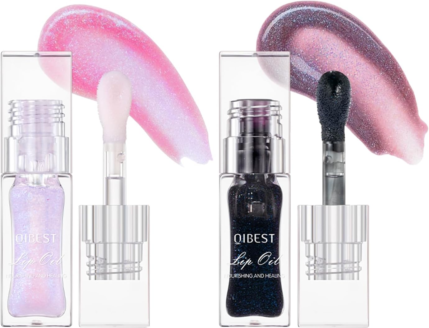 Amazon.com : YU KUI LX 2 Pcs Color Changing Lip Oil, Boss Up Color ...