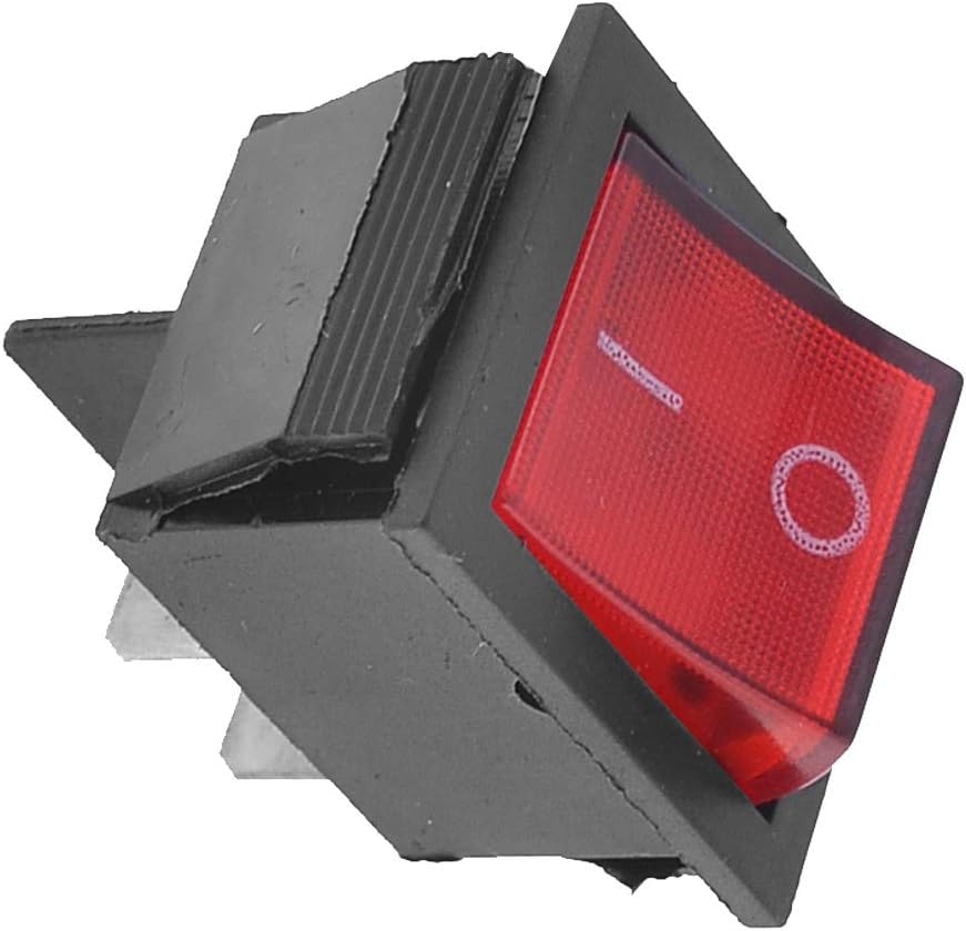 Amazon.com: Aexit Red Light Switches 4 Pin DPST ON/Off Snap in Boat ...