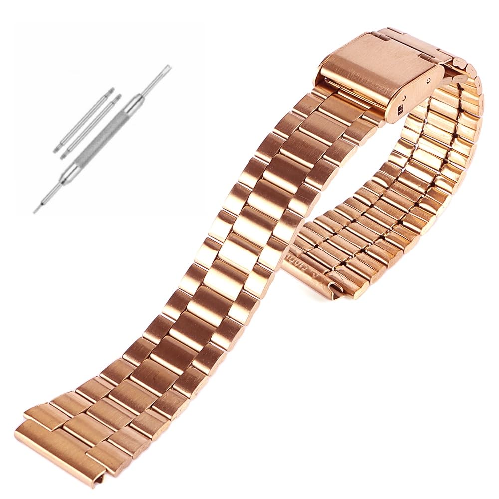 LineOn 18mm Double Lock Chain 304 Stainless Steel Rose Gold Chain ...