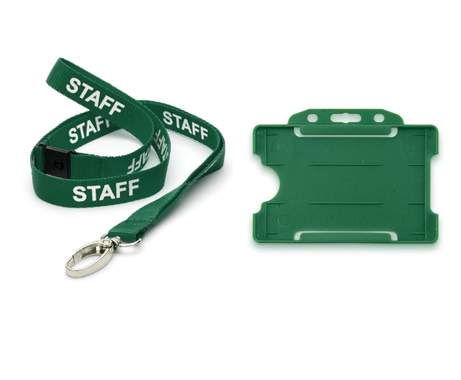 CKB Ltd Staff Lanyard with Card Holder Double Pack ID Breakaway Safety ...