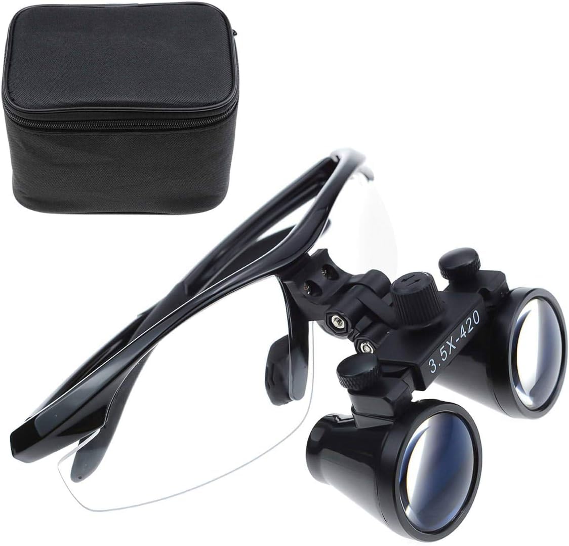 Amazon.com: BoNew-Oral 3.5X420MM Surgical Binocular Loupe Magnifier ...
