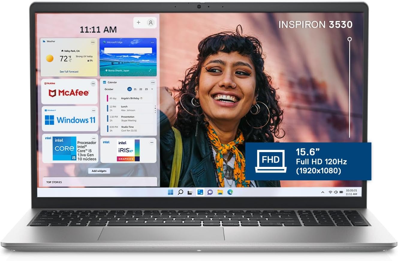 DELL Laptop Inspiron 3530 15.6 FHD Core i5-1334U 16GB 512GB SSD Iris ...