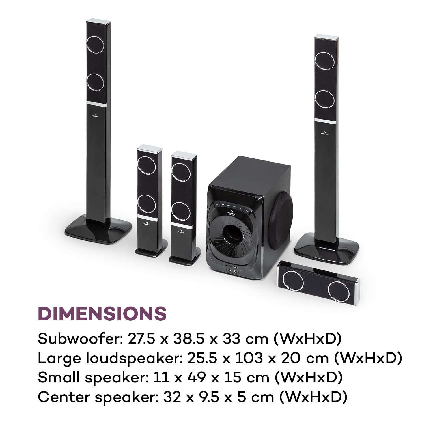 Auna Areal 825 5 1 Sound System 5 1 Home | Desertcart Botswana