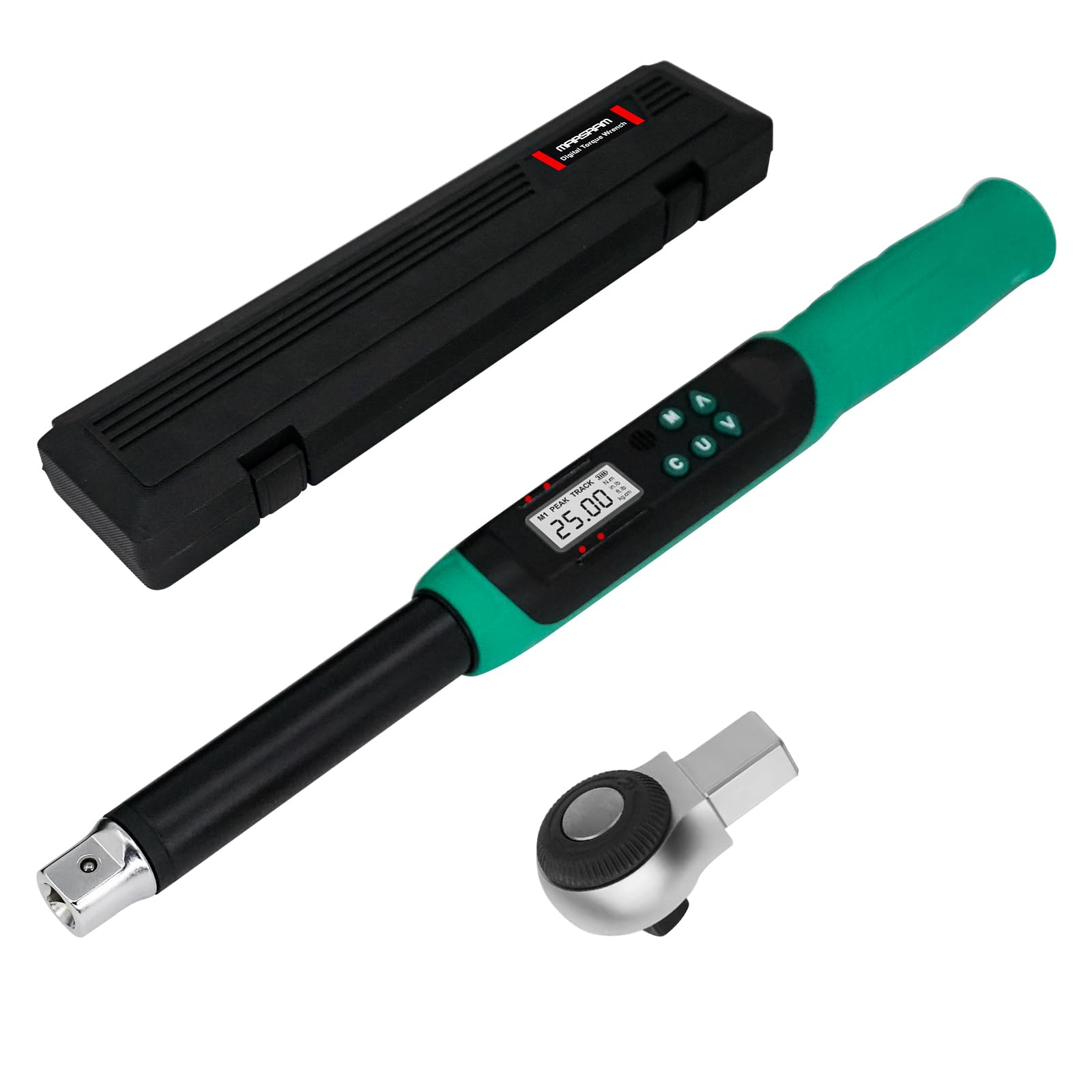 Buy Marsram Digital Torque Wrench, 3/8" Drive 6.8-135N.m Electronic ...