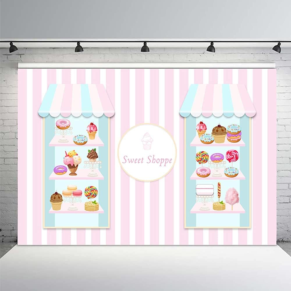 Amazon.com : AOFOTO 5x5ft Cake Shop Background Kids Birthday Party Cake ...