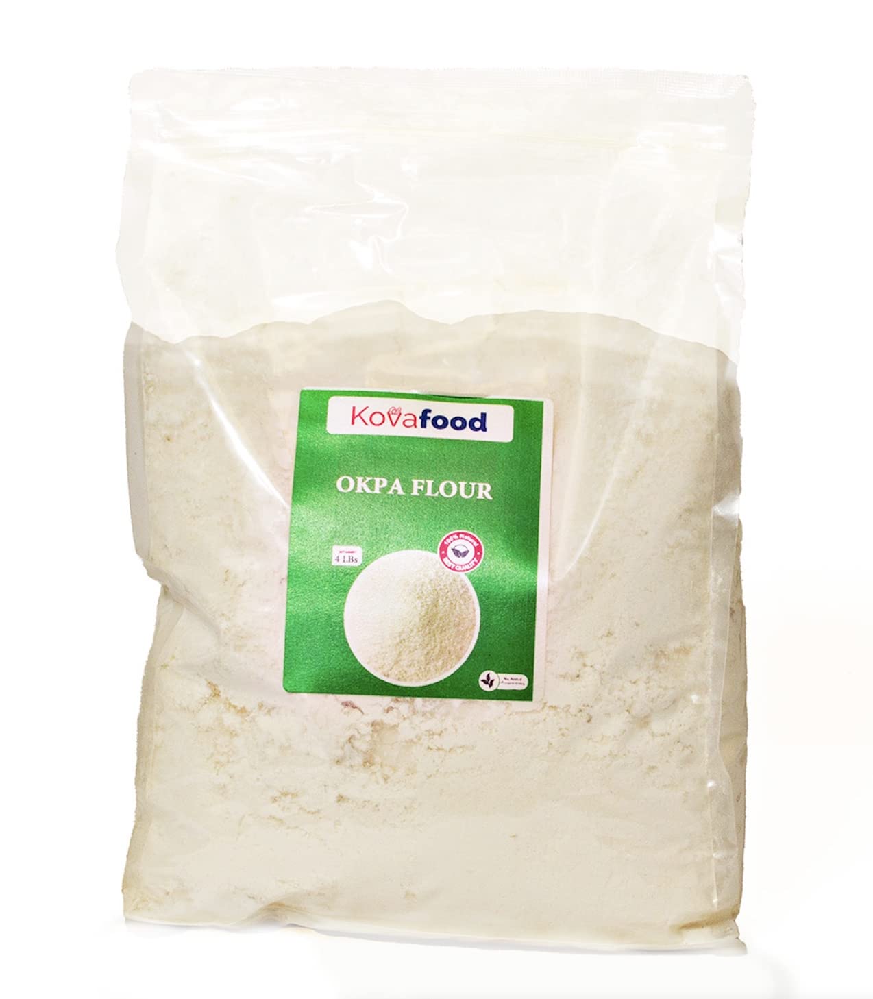 Amazon.com: Kovafood Okpa Flour (Bambara Nut Flour), 4 Lbs : Grocery ...