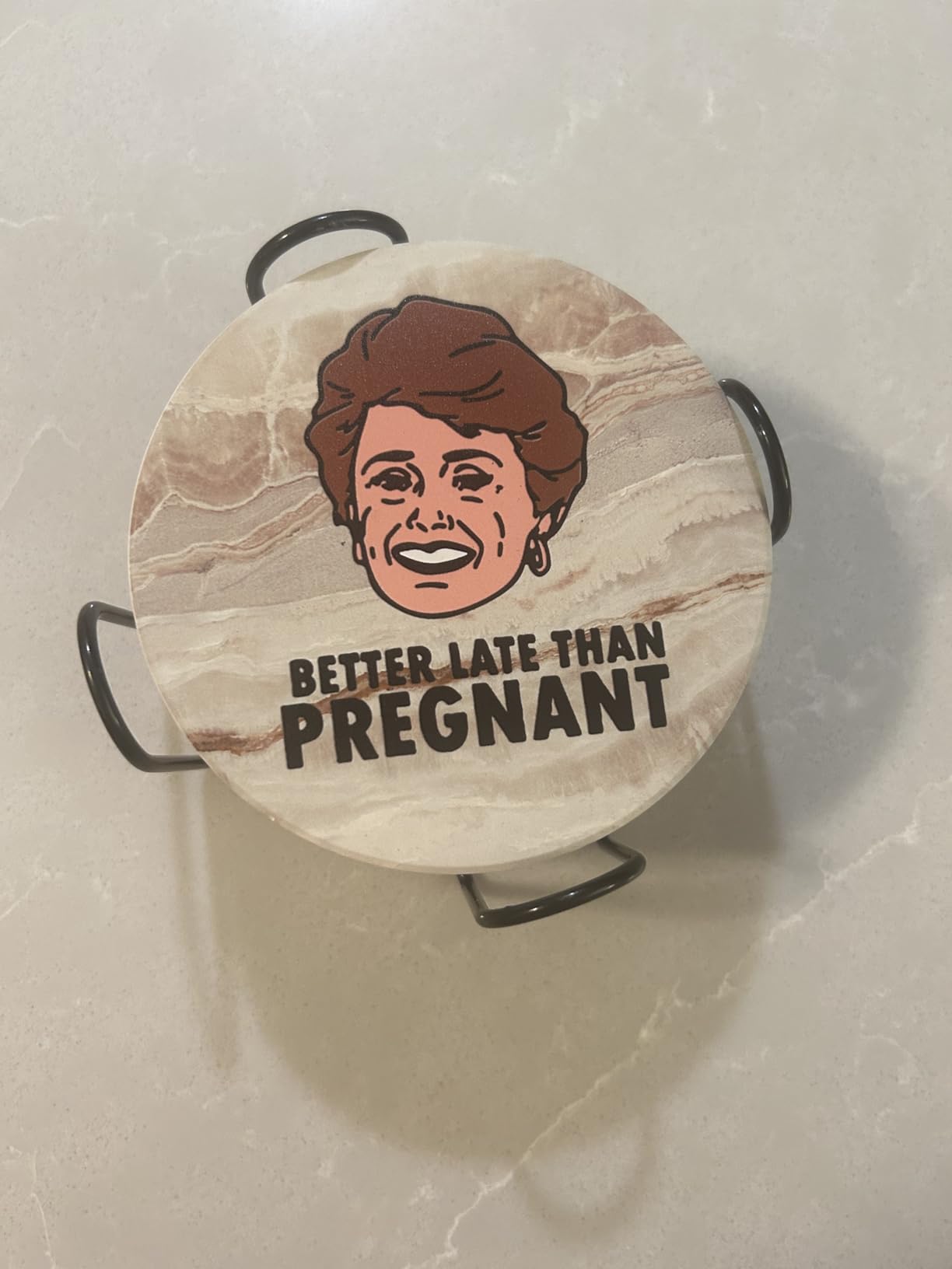 Amazon.com: Golden Girls Coasters for Drinks-TV Show Stone&Cork ...