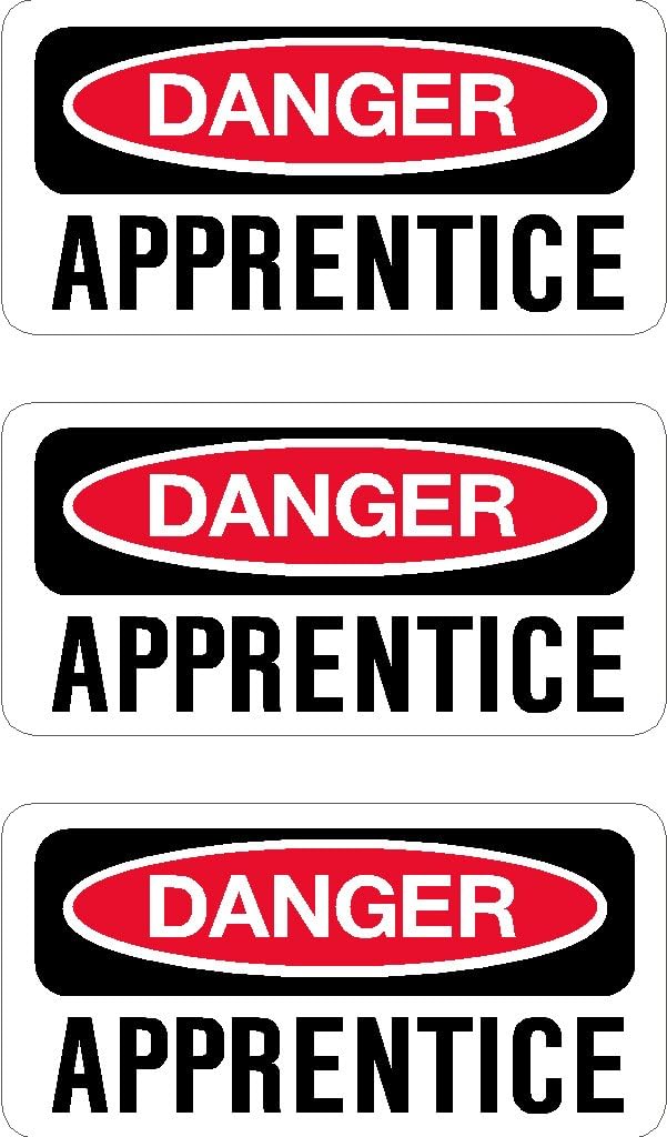 Amazon.com: Danger Apprentice, I Make Decals™, 3 Pack, Funny, Humor ...