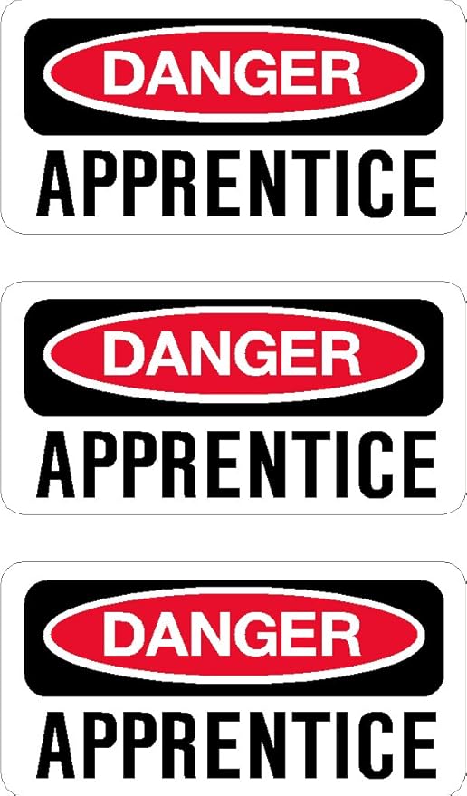 Amazon.com: Danger Apprentice, I Make Decals™, 3 Pack, Funny, Humor ...