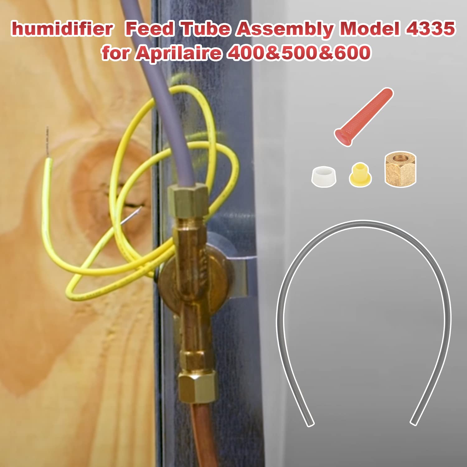 Snapklik.com : TNITRIB For Aprilaire 600 Humidifier Assembly-Feed Tube