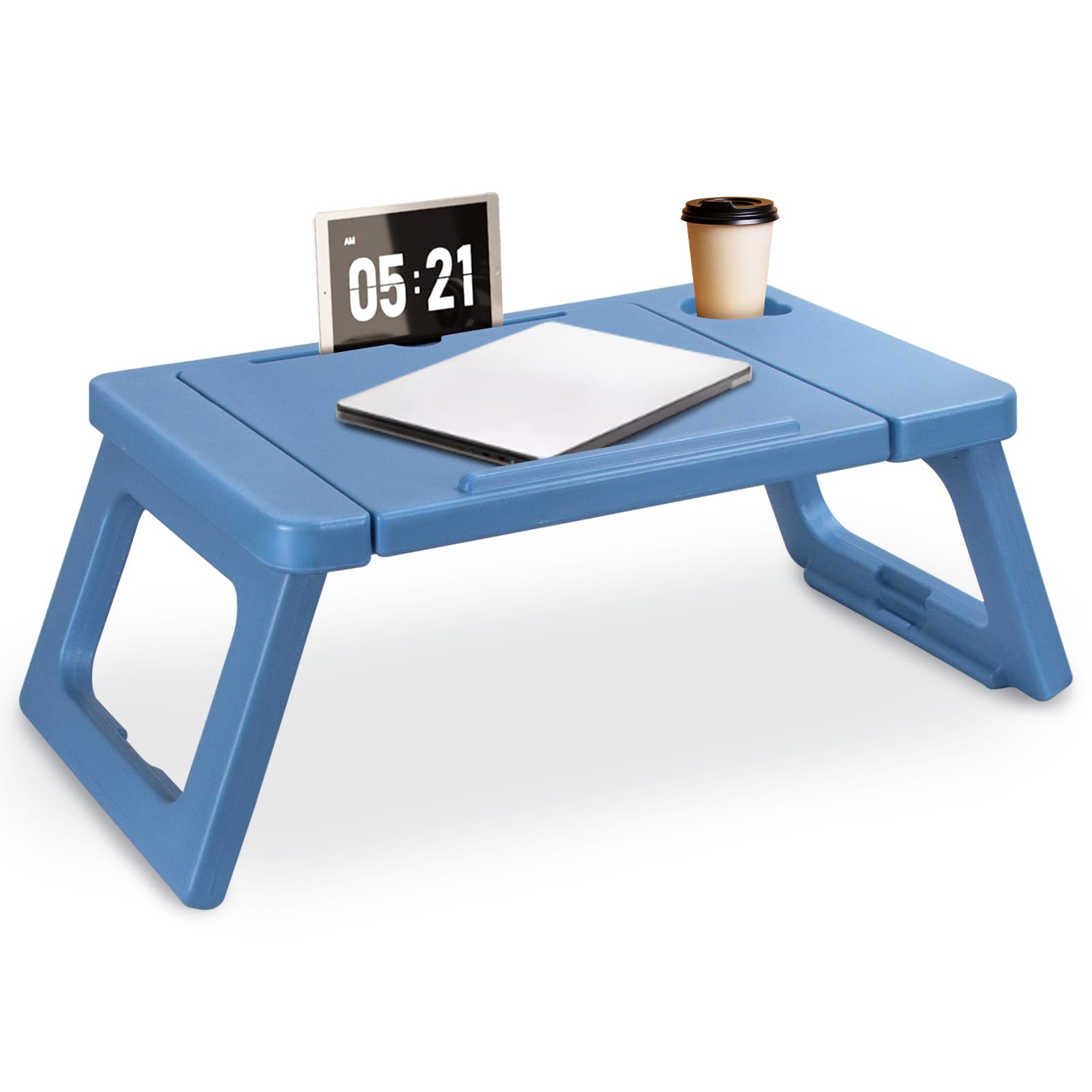 Snapklik.com : Folding Lap Desk For Laptop, 5 Ajustable Angles Portable ...