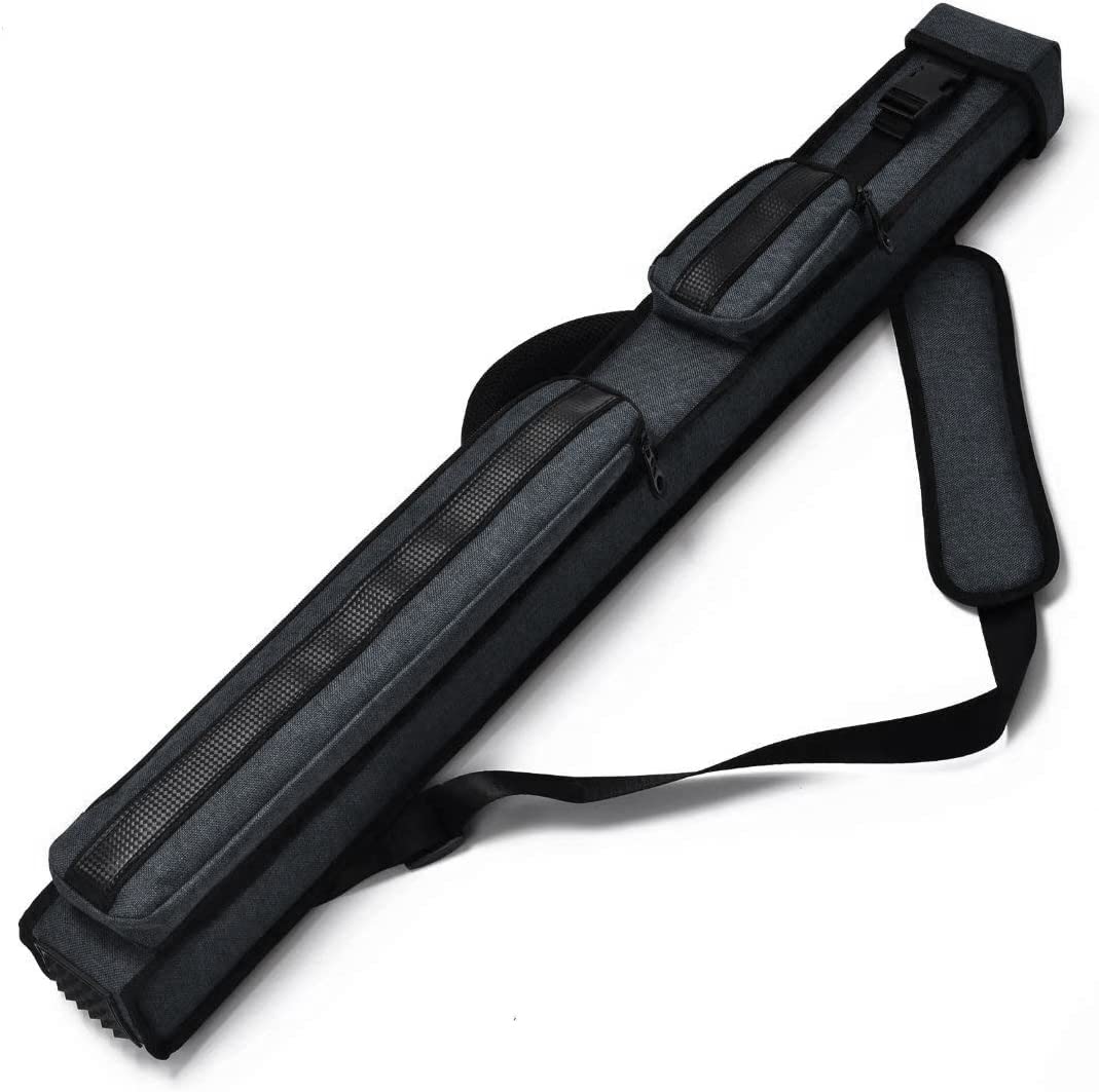 Snapklik.com : Champion 2X2,2X3,3X4 Nylon Billiard Pool Cue Stick Hard Case