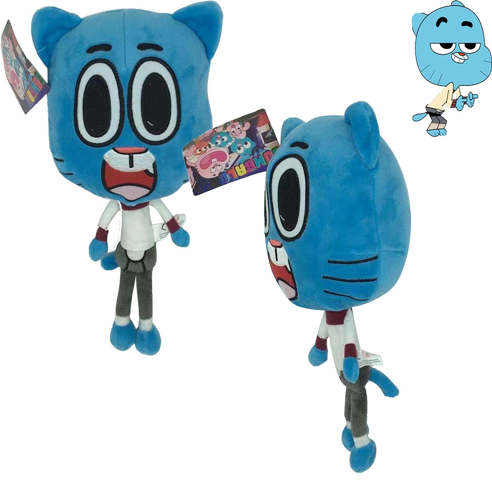 Buy 9.8in Amazing World of Gumball Plush,Cartoon Gumball and Darwin ...