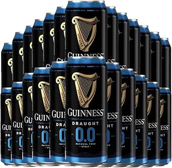 Guinness Draught 0.0% Alcohol Free Stout Lager | Smooth & Creamy ...