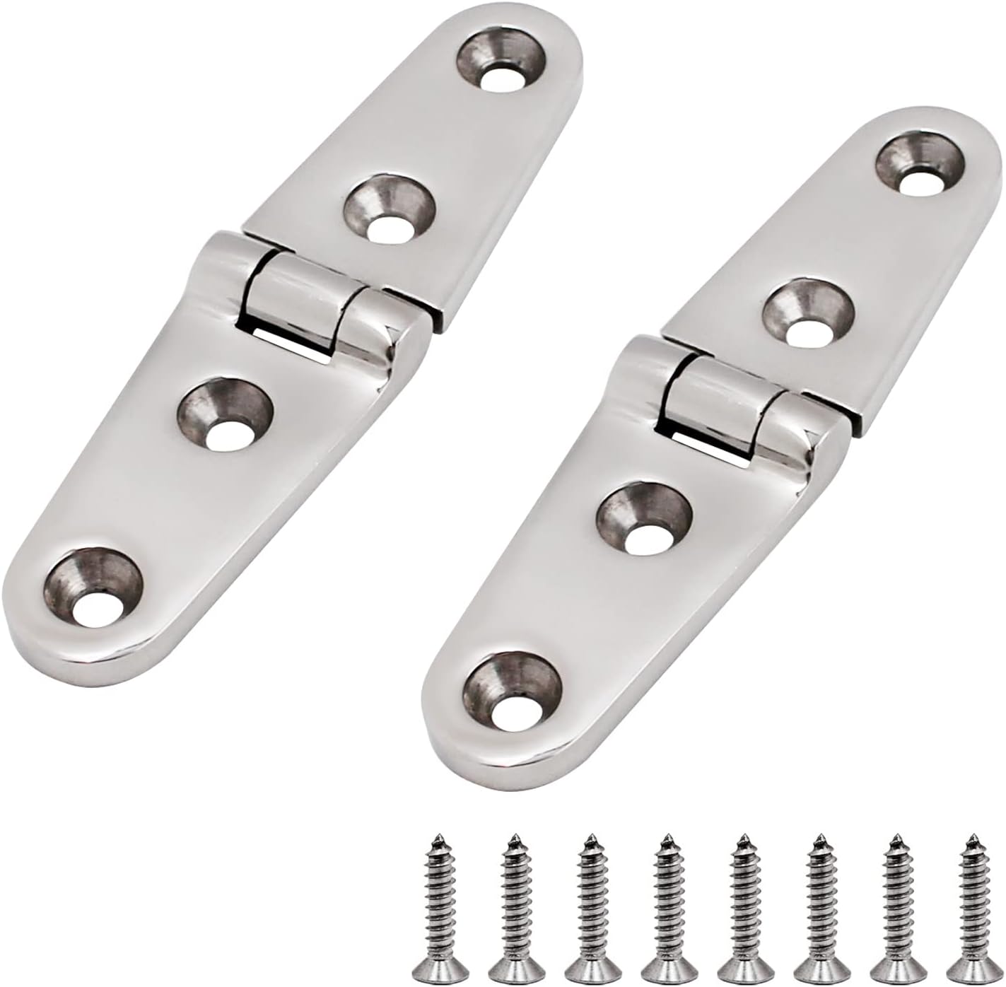 Amazon.com: NRC&XRC Pair of 316 Stainless Steel Marine Grade 6'' x 1 ...