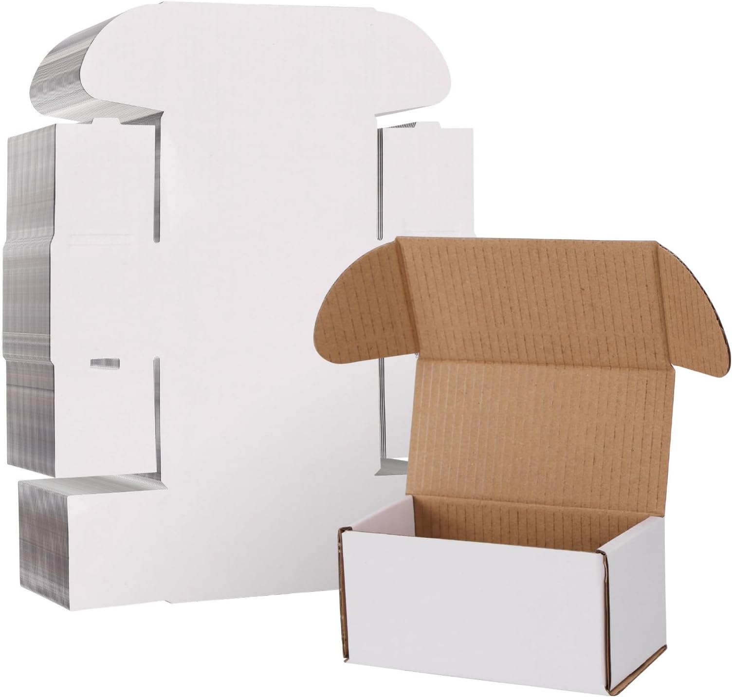 Amazon.com: Secure Seal Shipping Boxes - 6x2x2" Mailers - White ...