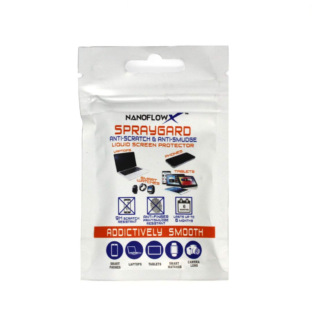Spraygard by NanoFlowX - Anti Scratch + Smudge Resistant Spray, 9H ...