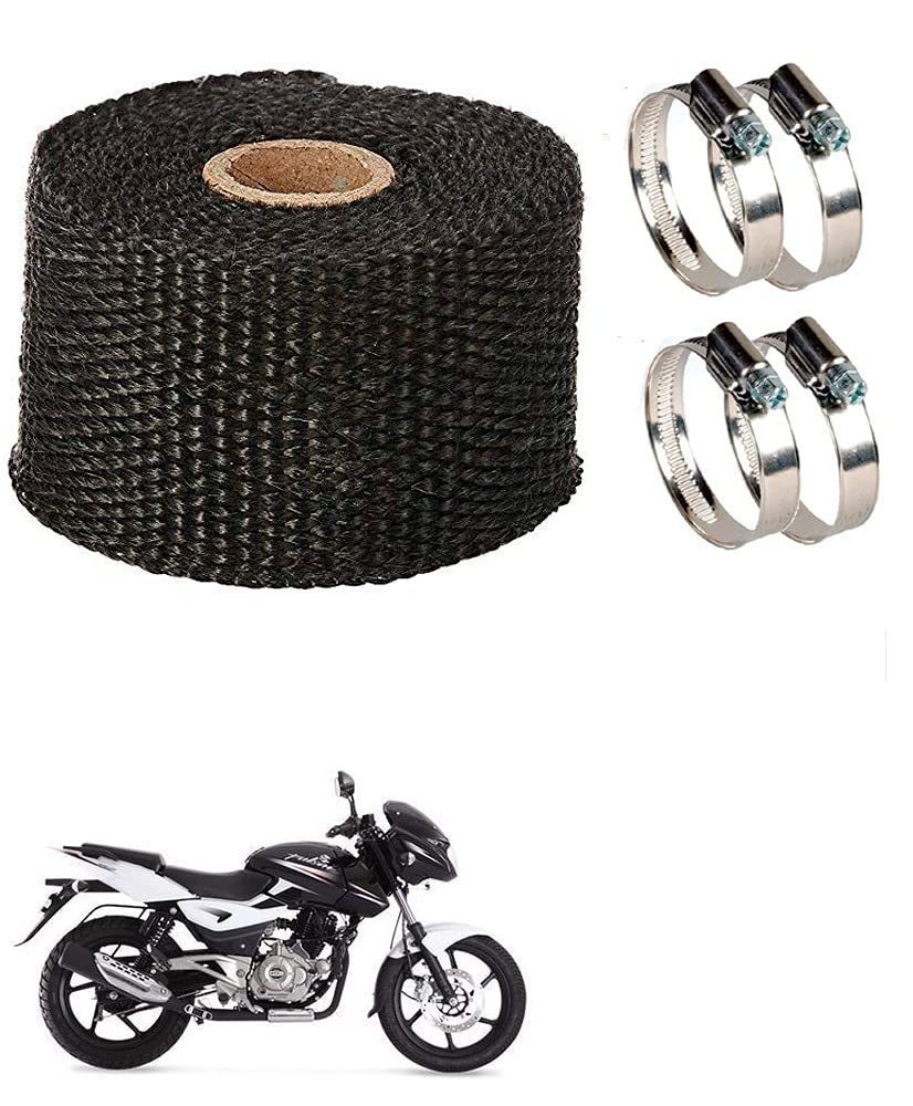 Buy ZNEE SMARTSilencer Wrap with Clamp Bike Exhaust Heat Shield (3Mtr ...