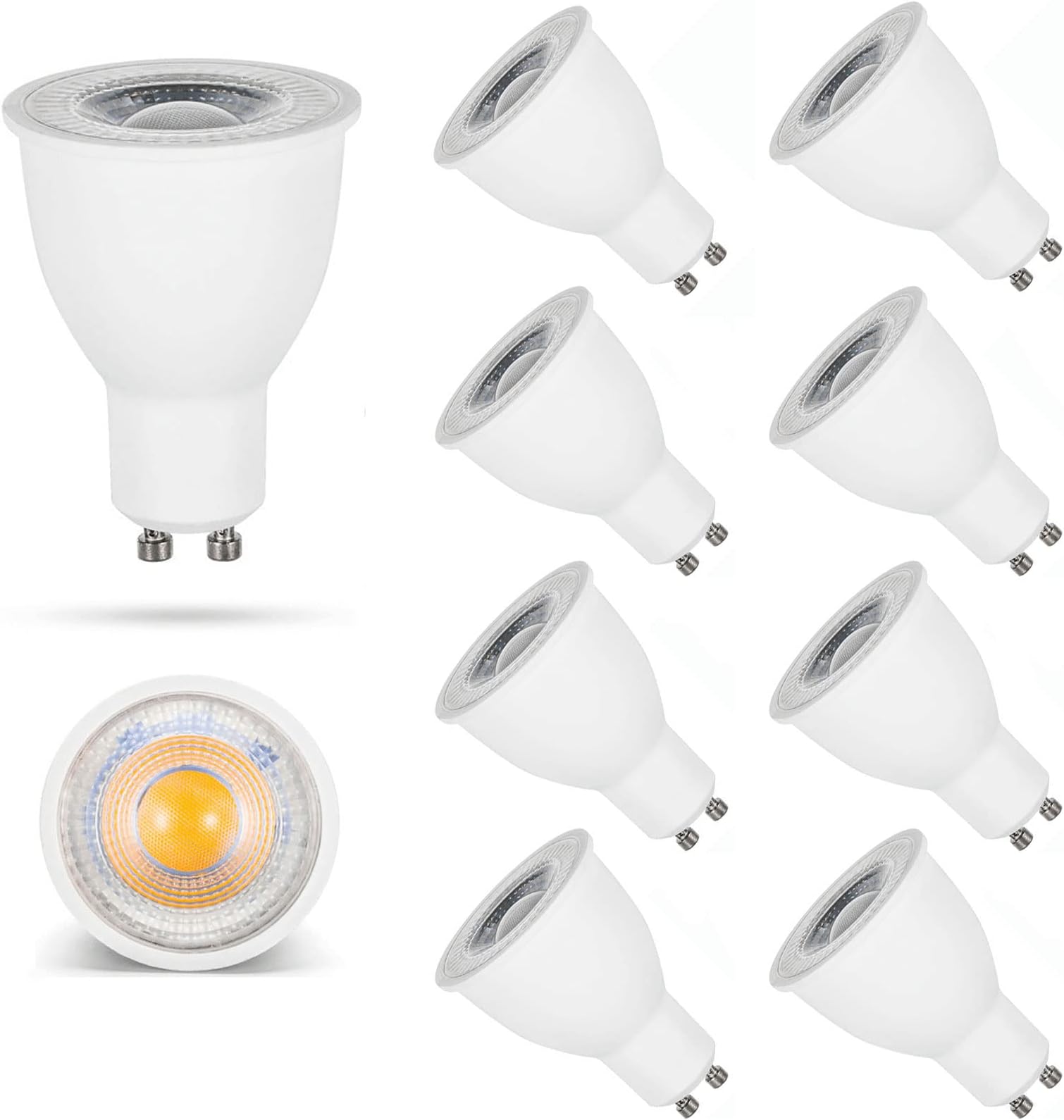 Edearkar 10W MR16 (GU10 Base) LED Light Bulbs, Equivalent 100W, 1000 ...