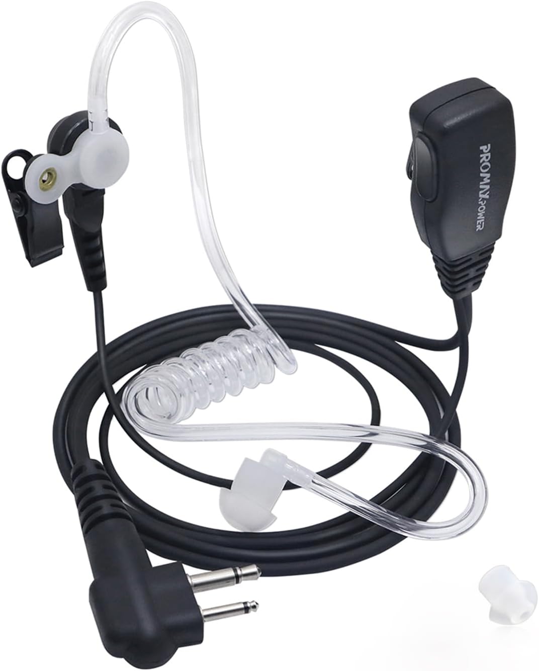 PROMAXPOWER Walkie Talkie Earpiece Compatible with Motorola 2 Pin ...