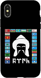 Amazon.com: iPhone X/XS Kazakhstan,Gokturk,Turan,Turkey Flag,Turk ...