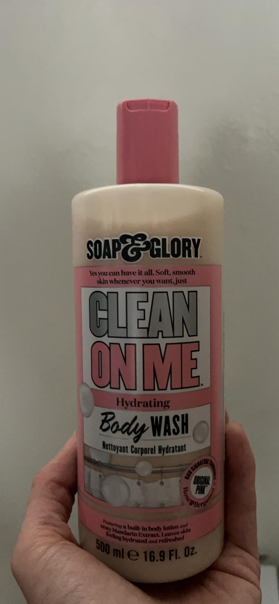 Amazon.com : Soap & Glory Clean On Me Shower Gel and Body Lotion ...