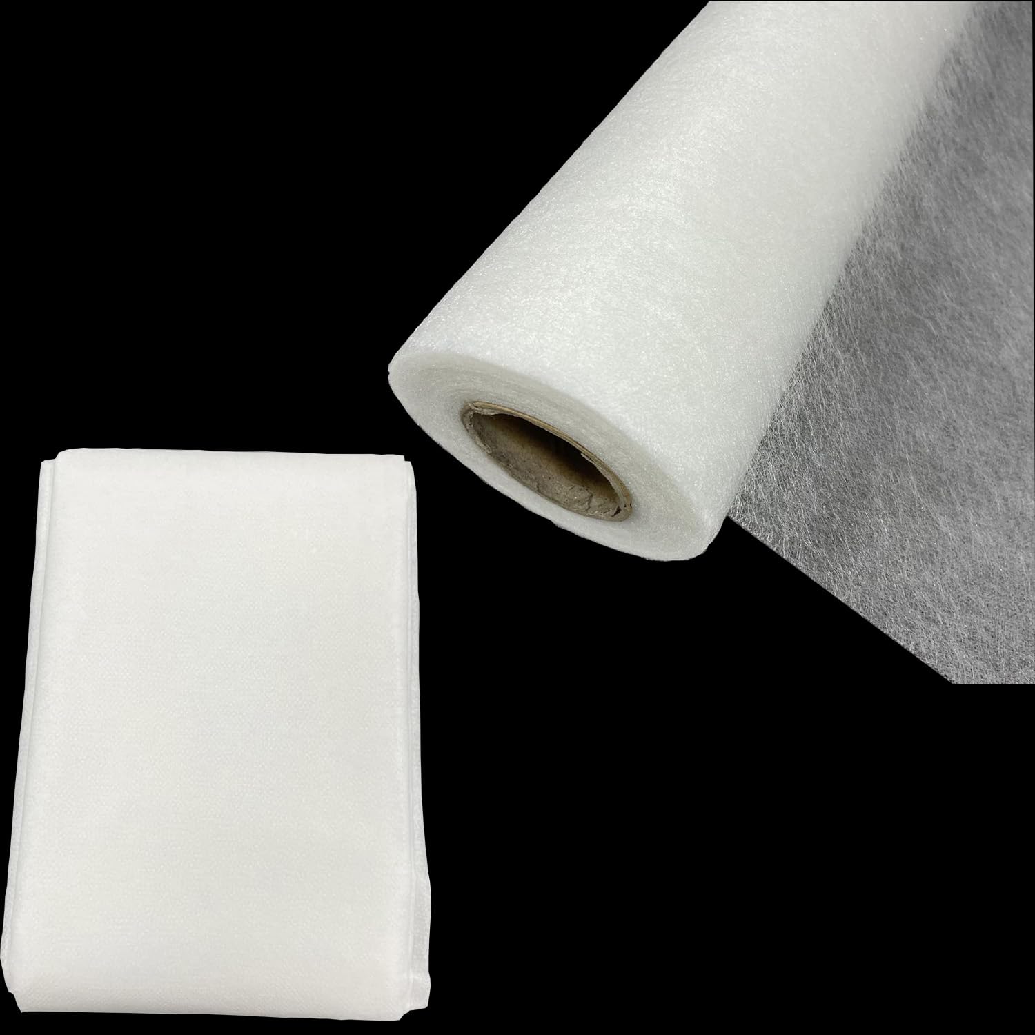 Amazon.com: 2m One Sided Fusible Interfacing and 2m Double Sided Iron ...