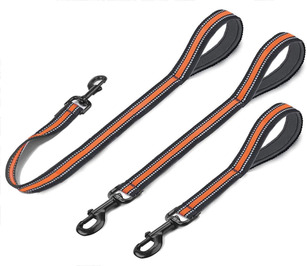 Cymiler Short Dog Leash,3 Sizes Nylon Short Traffic Leash with Padded ...